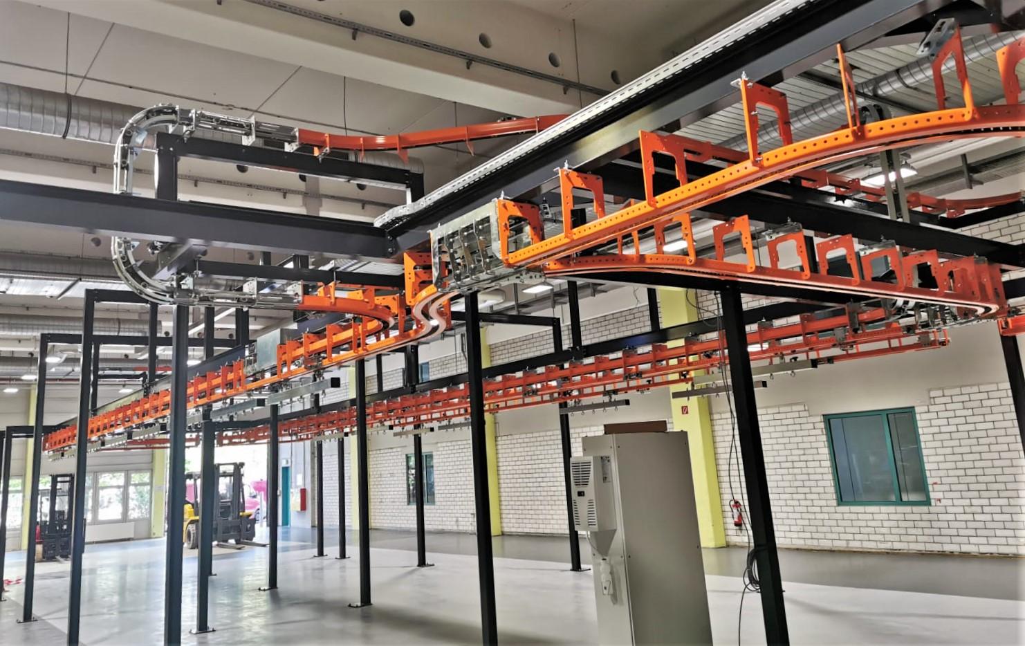 T1 Power and Free installation completed for SEW Eurodrive in Germany ...